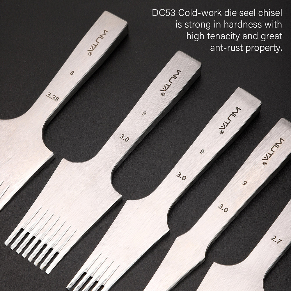 WUTA Die-steel Chisel French Style Pricking Iron Sharp Punching Tool ...