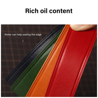 WUTA 13x26cm Waxed Bull Vegetable Tanned Leather Full Grain Cowhide ...