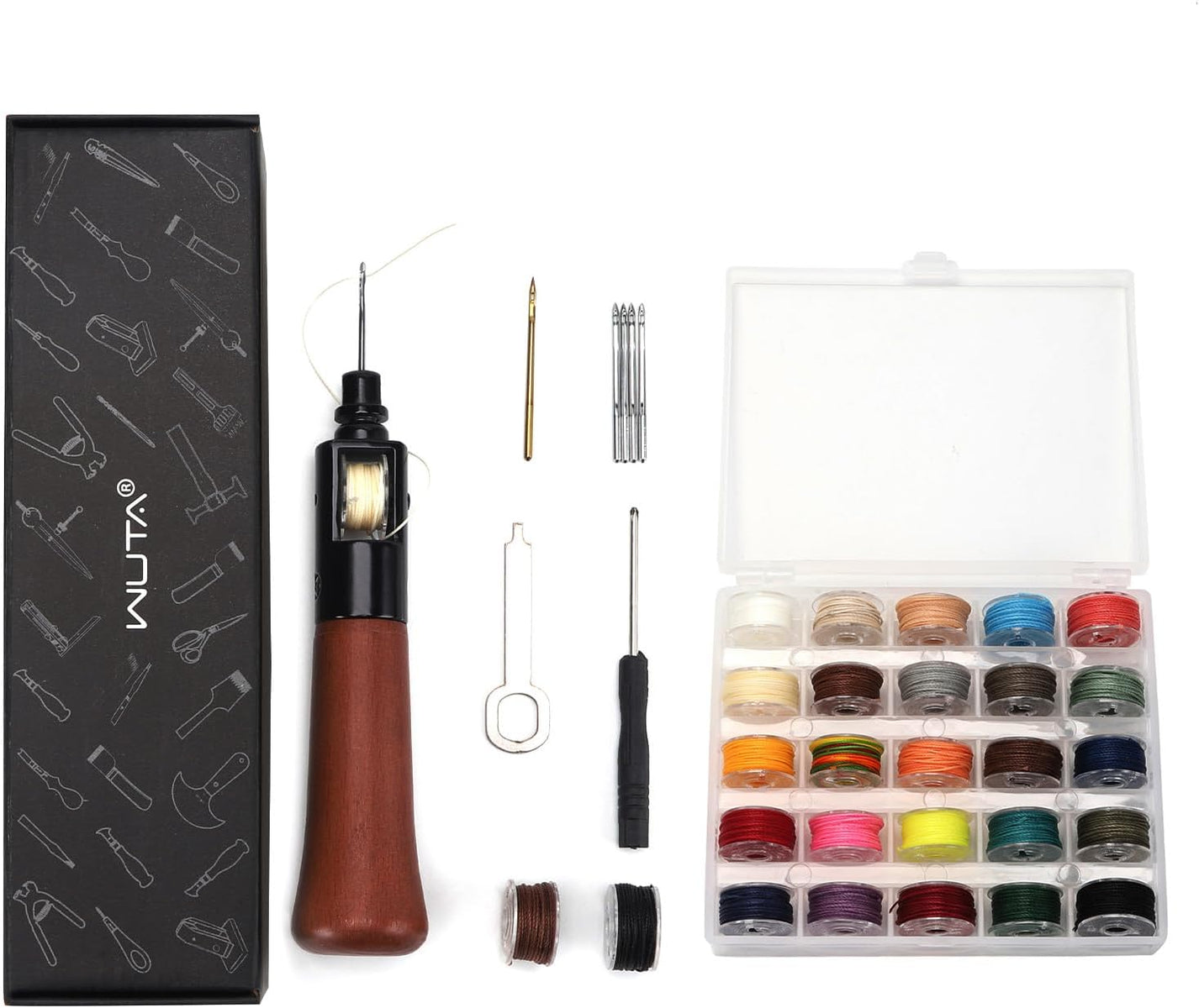 Repair Stitch Kit Leathercraft Stitch Awl Tool Set | WUTA – WUTA LEATHER