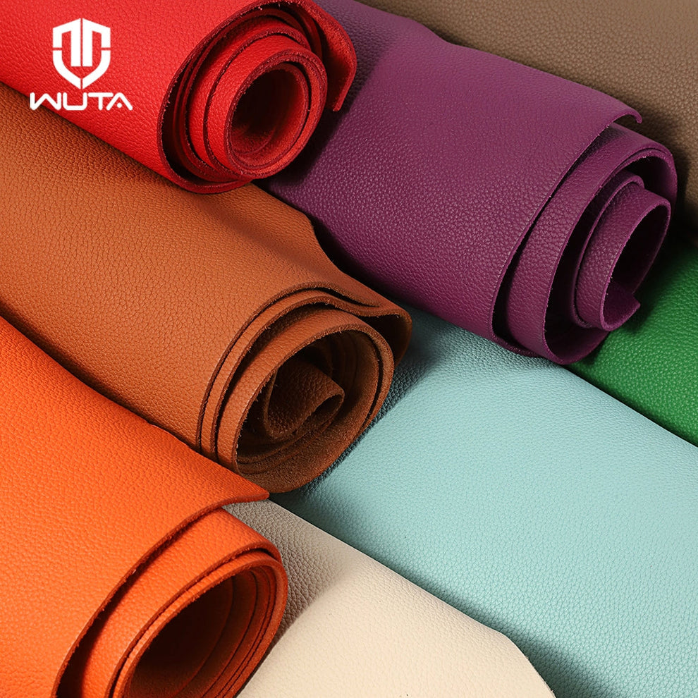 1/3/5 Sq.ft Togo Calfskin Leather Top Grain Pebbled Leather Fabric Lyc ...