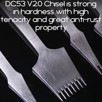 WUTA Die-steel Chisel French Style Pricking Iron Sharp Punching Tool ...