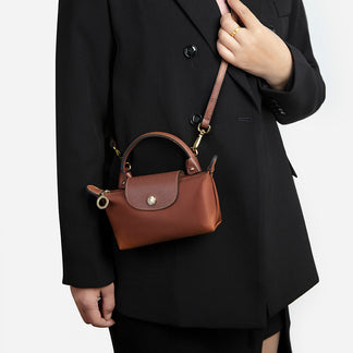 WUTA Bag Transformation for Longchamp mini Straps Punch-free Long Real – WUTA LEATHER