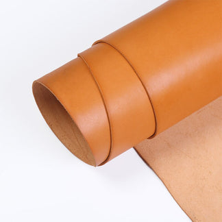 WUTA 13x26cm Waxed Bull Vegetable Tanned Leather Full Grain Cowhide ...
