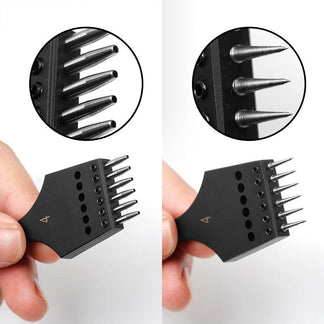 WUTA Replaceable Pricking Iron Removable Round Hole Punch Sharp Head – WUTA LEATHER