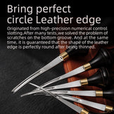 Leather Edge Beveler PRO M390/DC53 Die Steel available 6 Sizes | WUTA – WUTA LEATHER