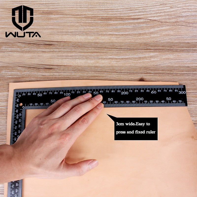 Leather Craft Ruler Metal L-Shaped Ruler 300X200mm | WUTA – WUTA LEATHER